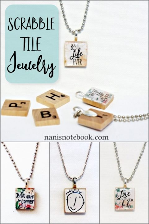 Scrabble Tile Jewelry | Nani's Notebook